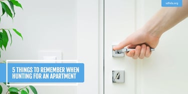 5 Things to Remember When Hunting for an Apartment