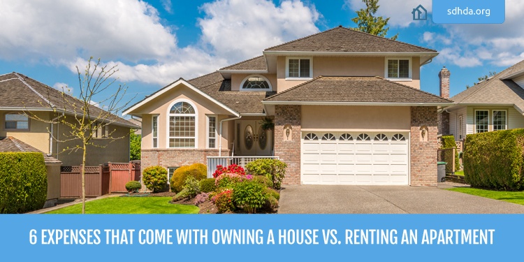 6 Expenses That Come with Owning a House vs. Renting an Apartment